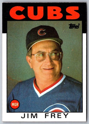1986 Topps Jim Frey #231 Chicago Cubs Baseball Card | eBay