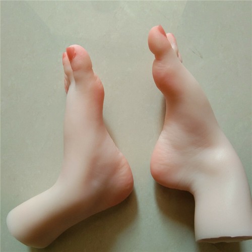 1:1 Real silicone clone small girls foot Feet Model Sculpture cute toes ...