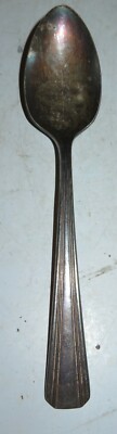 ONEIDA Ltd HOTEL PLATE TABLE Large SPOON 7 1/8" USED Wm A Rogers ...