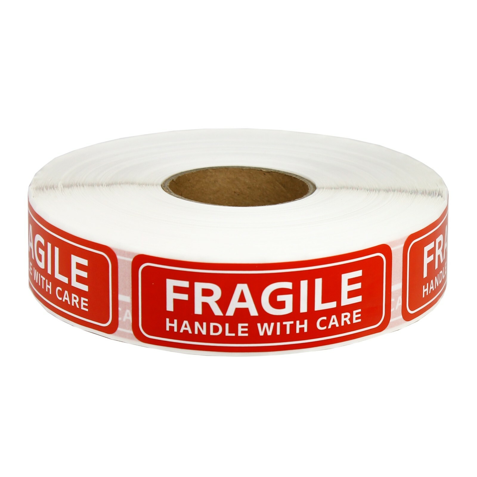 1000 PCS 1"x3" FRAGILE HANDLE WITH CARE Stickers Labels Easy Peel ...
