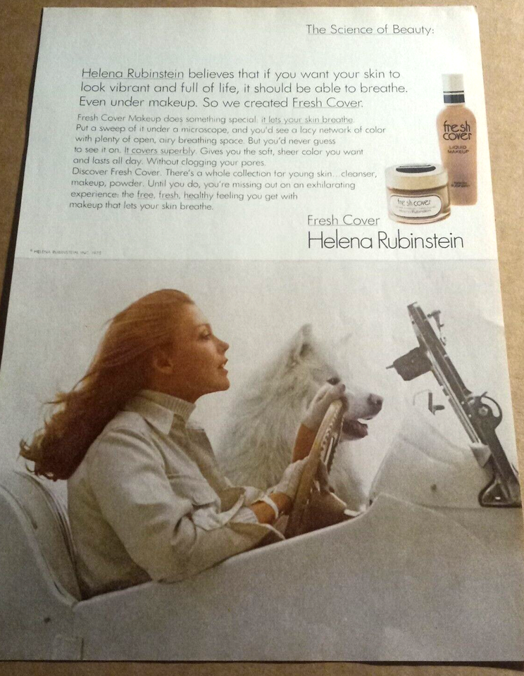 1975 print ad page - Helena Rubinstein Cosmetics SUSAN BLAKELY ...