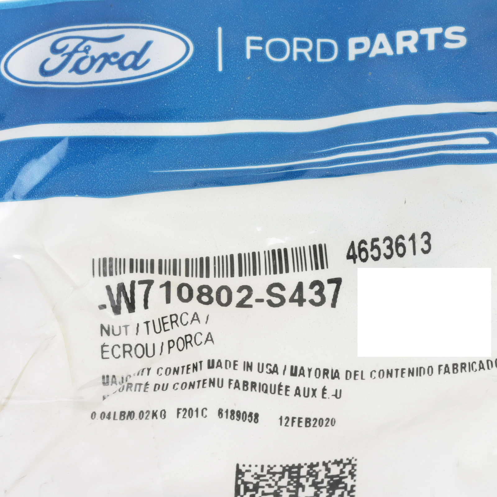 Ford W710802S437 for sale online | eBay