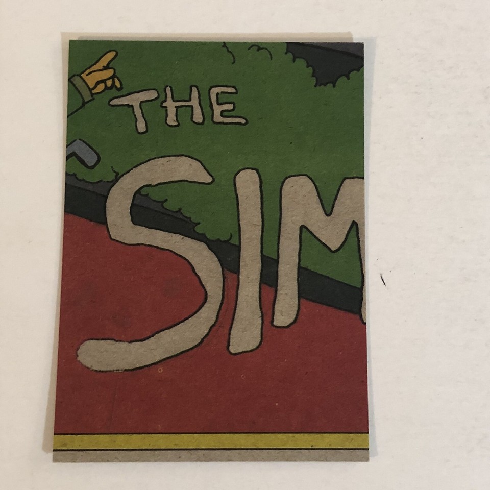 The Simpsons Trading Card 1990 #8 Homer Marge Maggie & Lisa Simpson | eBay