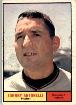 1961 Topps Baseball Johnny Antonelli (A) Cleveland Indians #115 | eBay