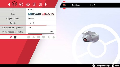 STEVEN'S SHINY BELDUM EVENT POKEMON - FOR SWORD/SHIELD | LEGITIMATE ...