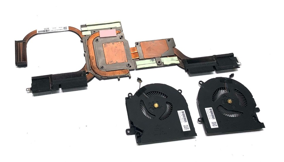 M04213-001 HP OMEN 15-EK Series Laptop CPU GPU Cooling Fans w/ Heatsink ...