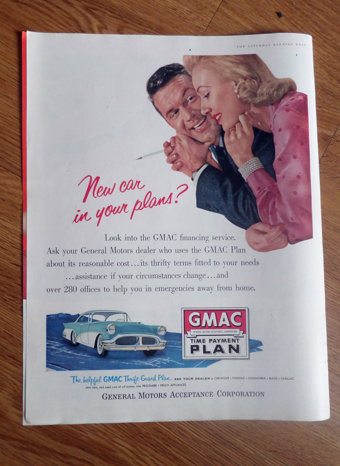 1956 GMAC General Motors Time Payment Plan Ad 1956 Buick Coupe | eBay
