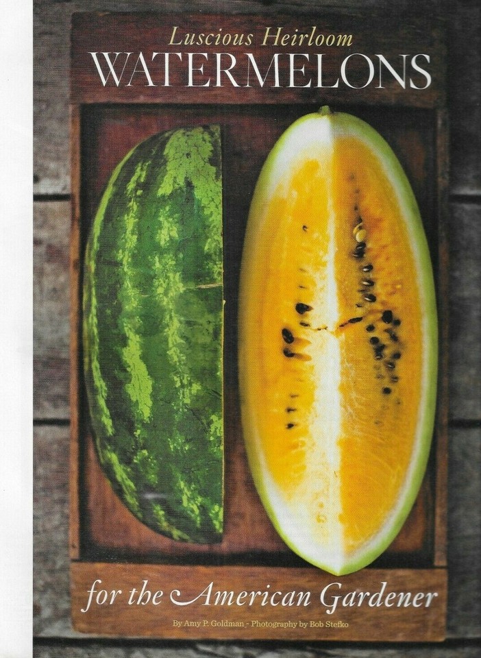 Organic Gardening Magazine Heirloom Watermelons The Accidental Farmer ...