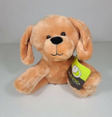 Animal Adventure Tan Minky Soft Puppy Dog Plush Stuffed Animal 8" 2016 ...