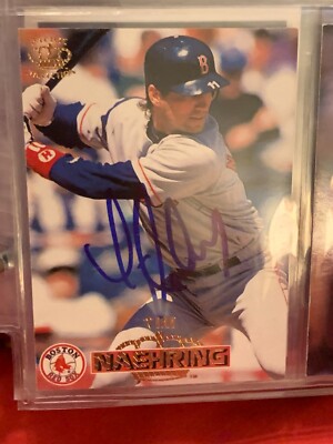 TIM NAEHRING AUTOGRAPHED SIGNED 1996 PACIFIC COLLECTION CARD BOSTON RED ...