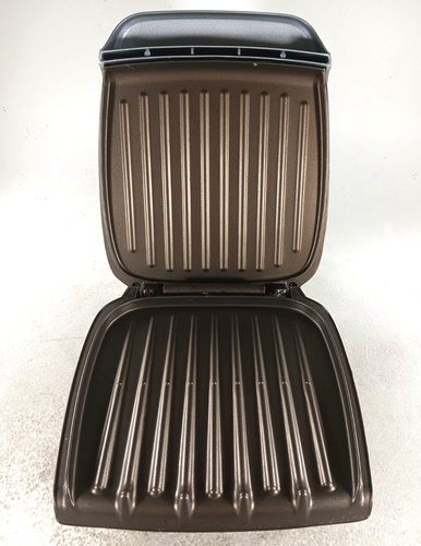 George Foreman Grill GR260P Silver Copper Grilling Area | eBay