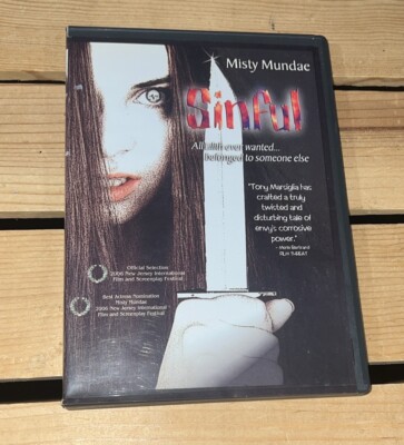 Sinful (DVD, 2006) The Newst Tony Marsiglia Shocker Starring Misty ...