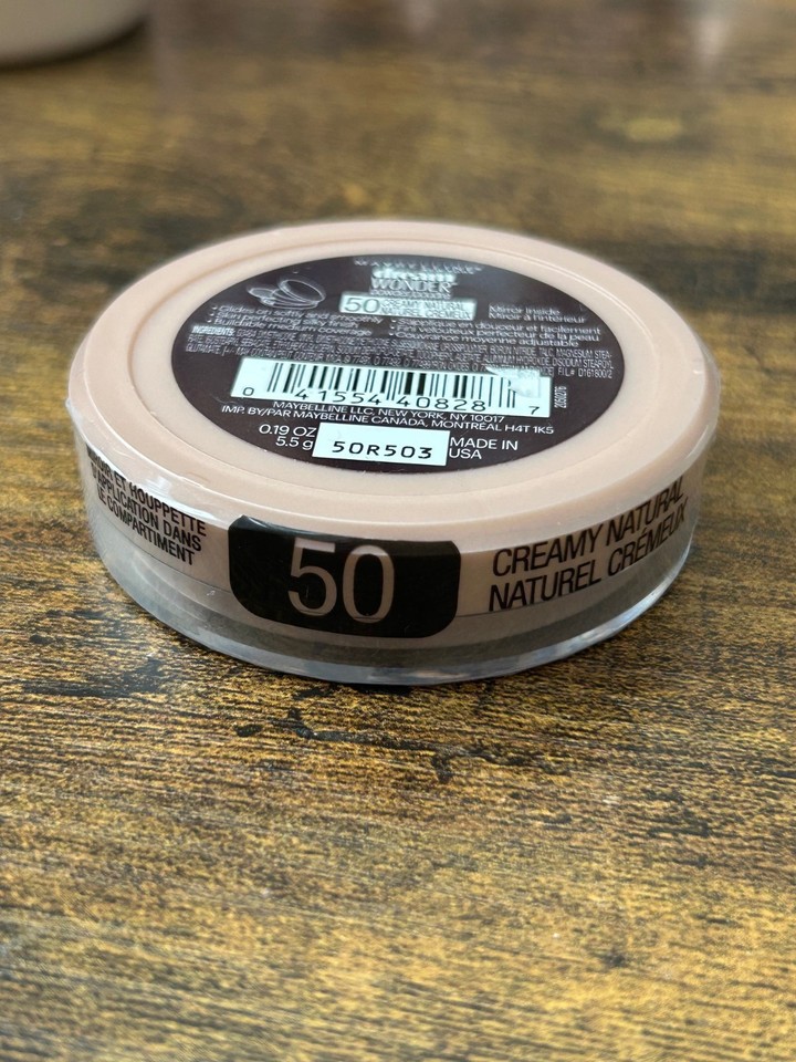 Maybelline New York Dream Wonder Powder, Creamy Natural # 50 Rare HTF ...