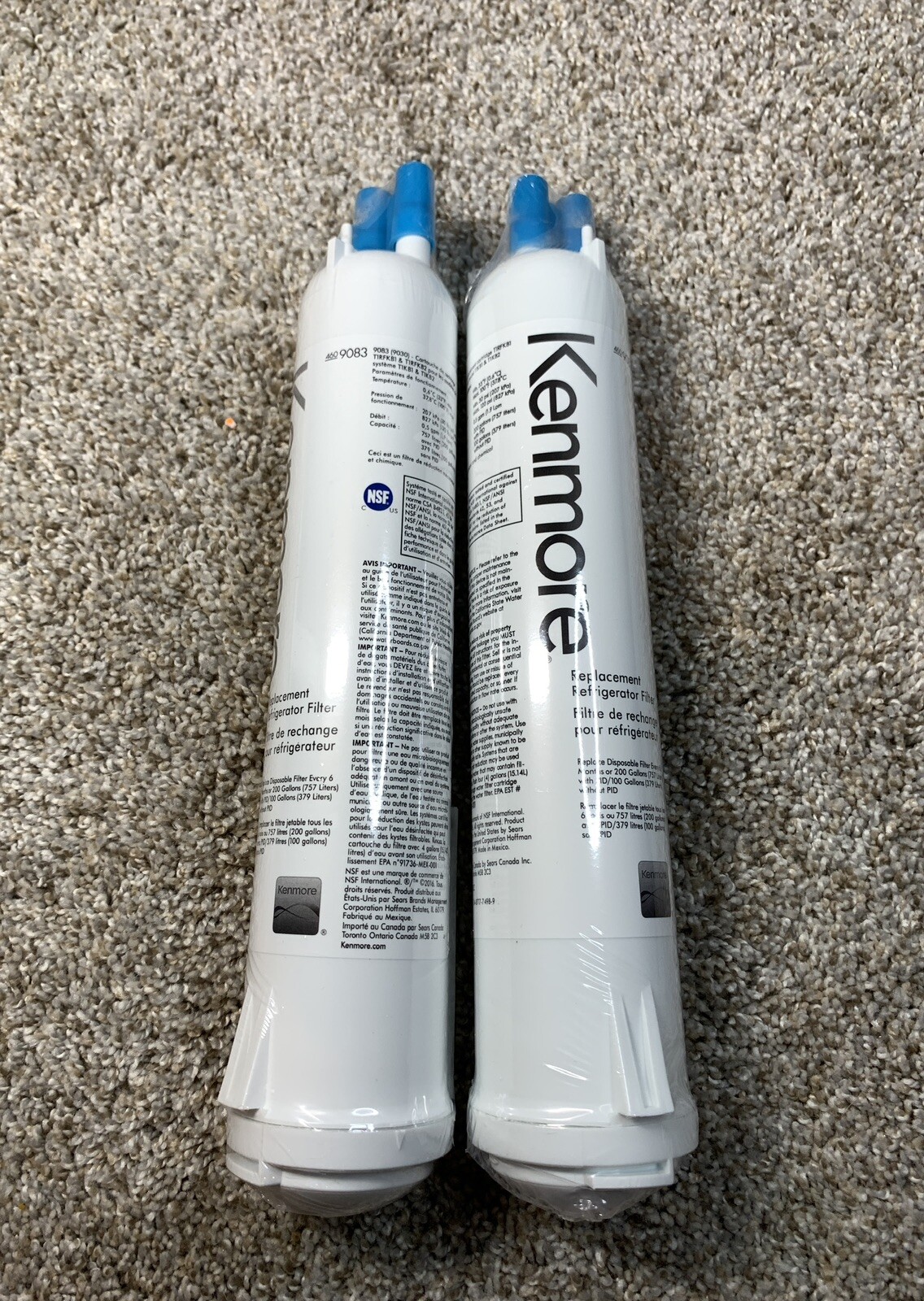 2 Pack Kenmore 9083 Replacement Refrigerator Cartridge Water Filter ...