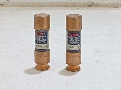 LOT OF 2 FUSETRON Dual-Element TIME DELAY FRN-R-3-2/10 (E3B3) | eBay
