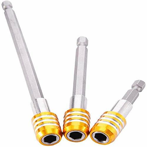 60mm Single Gold Three-slot Extension Rod 1/4-inch Hexagon Handle ...