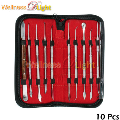 Stainless Steel Lab Kit Wax Carving Tool Set Instrument GERMAN Grade ...