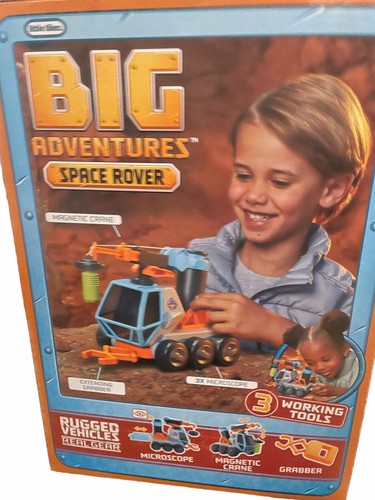 Little Tikes Big Adventure Space Rover Vehicle with Working Tools ...