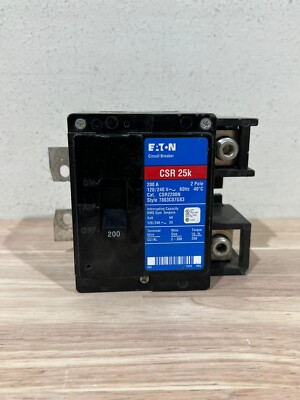 Eaton CSR2200N Main Circuit Breaker, 200 amps, 2 poles, 120/240V | eBay