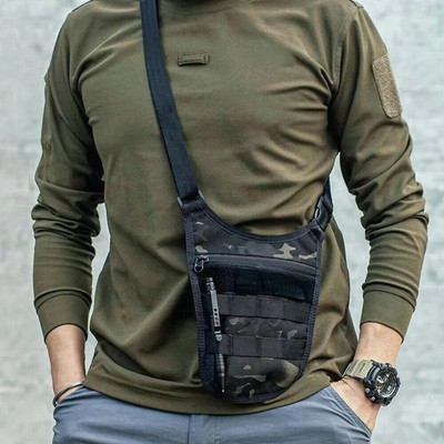 Tactical Crossbody Chest Pack Underarm Sling Bag Concealed Carry Pistol ...