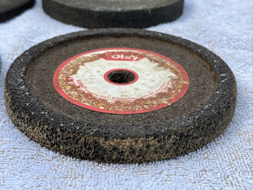 Lot of 4 Foley Belsaw and other Grinding Wheel Stones Assortment ...