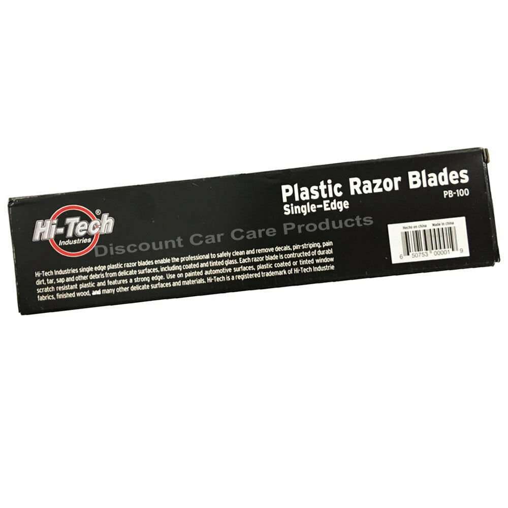 Plastic Scraper Blades 100 Single Edge Plastic Razor Blades in a ...