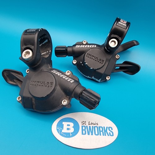 SRAM MTB Shifters 9x3 Speed Impulse Technology Black e19 | eBay