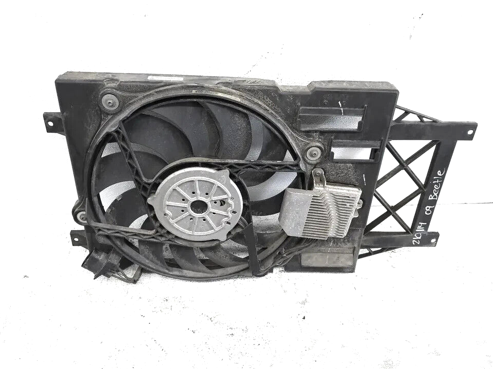 2006-2010 Volkswagen Beetle 2.5L Radiator Cooling Fan Motor & Shroud ...