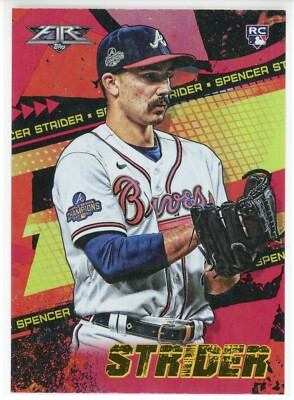 2022 Topps Fire Red Flame Parallel #32 Spencer Strider RC (Braves) | eBay