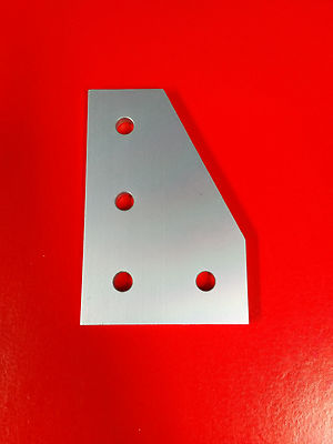8020 80/20 EQUIVALENT Aluminum 4 Hole 90° Joining Plate 15 Series P/N ...