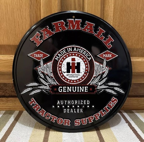 Farmall Tractor Supplies International Harvester Metal Sign Vintage ...