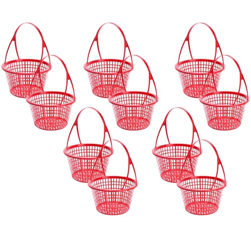 10 Pcs Fruit Picking Basket Shopping Handheld Fruits Baskets Gardeners ...