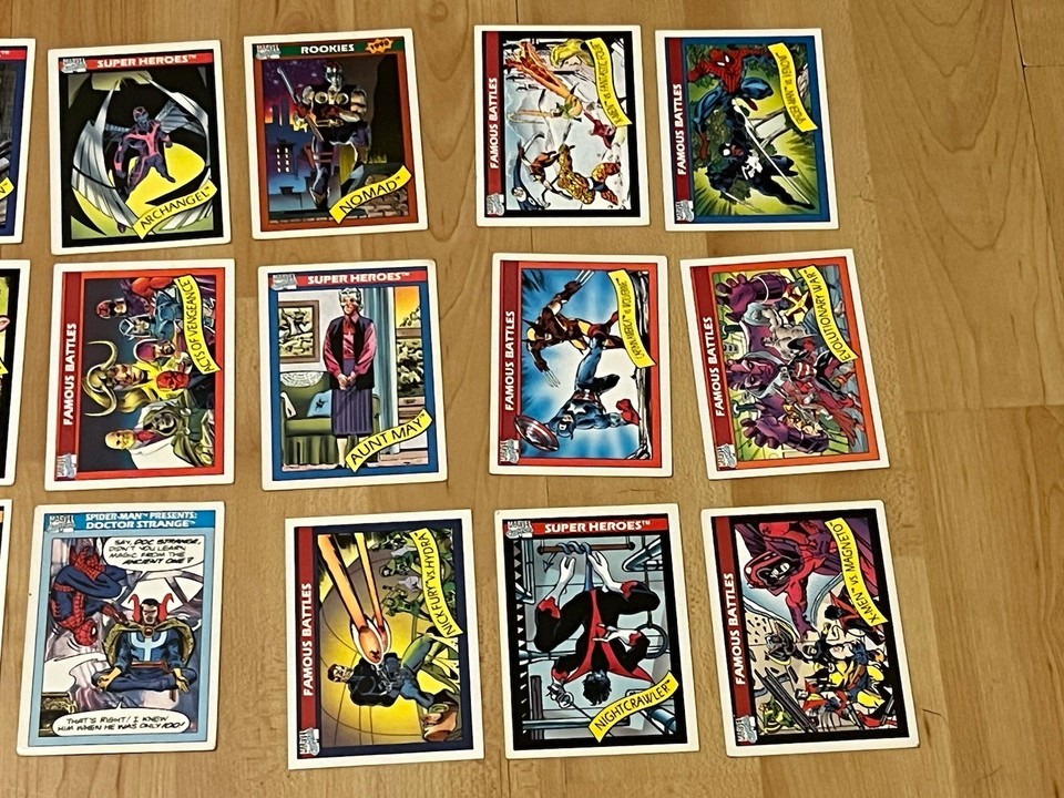 1990 Marvel Universe 18 Card Lot (good Condition) | eBay