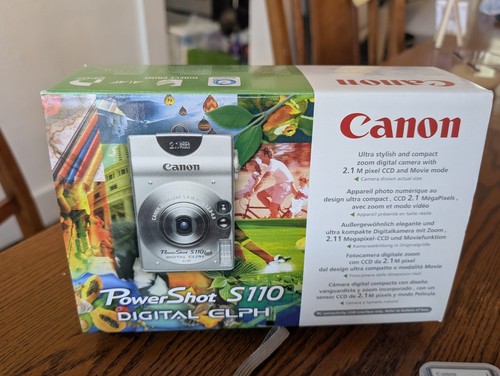 CANON PowerShot 2.1 MP Digital Camera ELPH AIAF S110 / PC1012 + Box | eBay