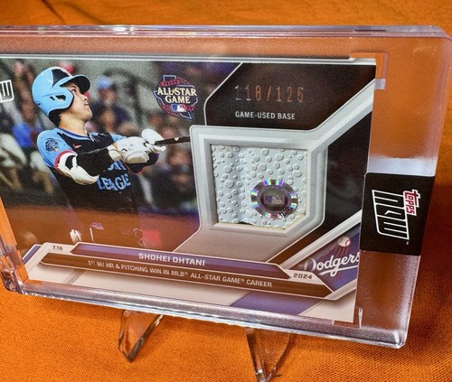 #118/125 Shohei Ohtani (Game-Used Base Relic) All-Star Game 2024 Topps ...