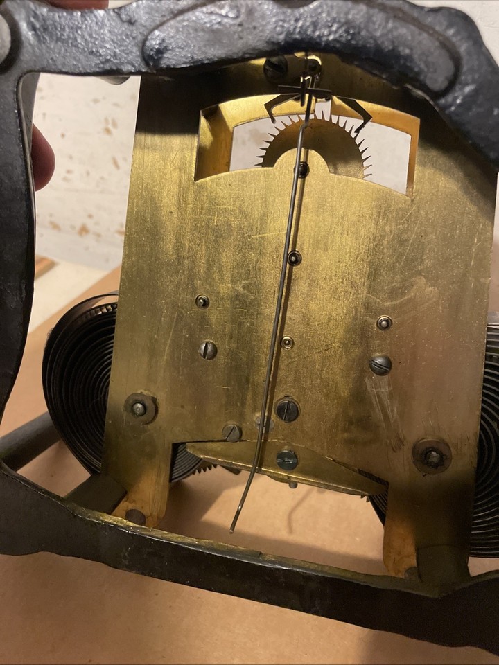 Antique ITR International Time Recording Clock Movement Parts | eBay