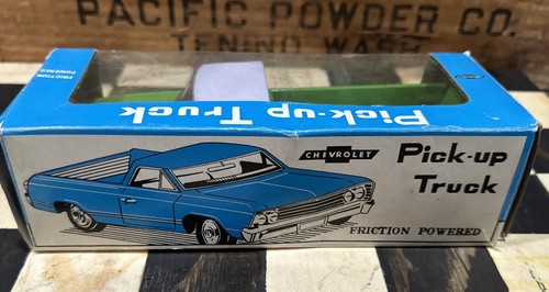 Chevrolet tin friction pick up truck 1960s Ichimura Made In Japan (L5 ...