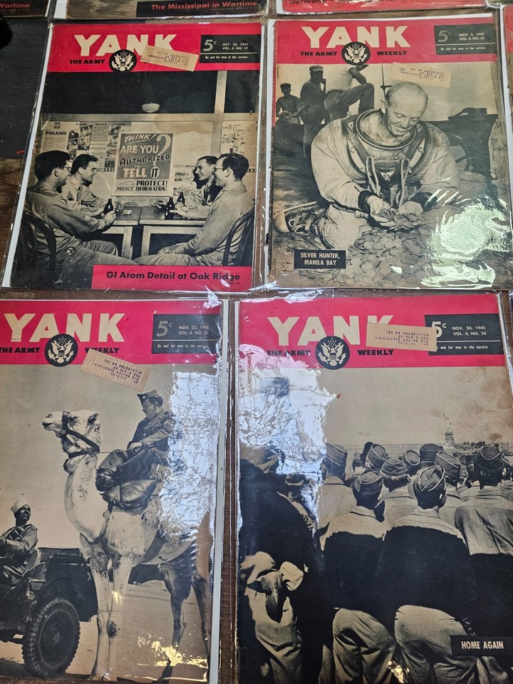 Yank Magazine 1944-45 World War II Lot Of 70+ Military Periodical | eBay