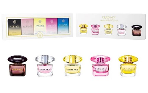 Versace Miniature Collection Fragrances For Women Perfume 5 Pcs Gift ...