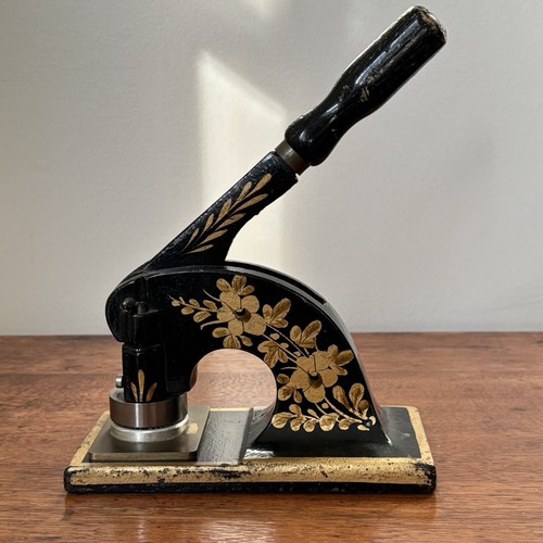 Antique Cast Iron Stamp Press/Seal Embosser Victorian | eBay
