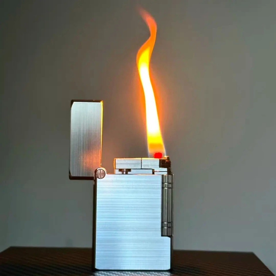 CNC Stainless Steel Mechanical Fuel Oil Lighter Side Pulley Flip ...