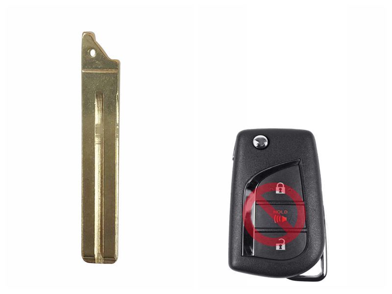 New Uncut Switchblade Flip Remote Key Blade Blank Emergency For Scion ...