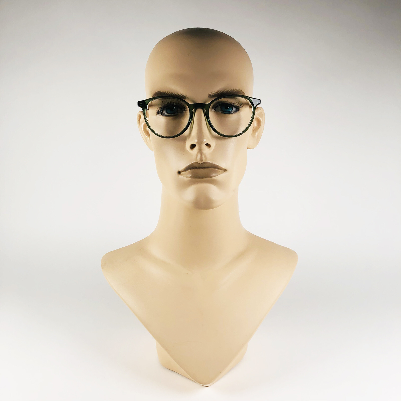SPECSAVERS eyeglasses TRANSLUCENT GREEN ROUND glasses frame MOD: DERMOT ...