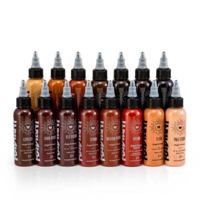 RADIANT COLOR TATTOO INK - Brown Inks | eBay