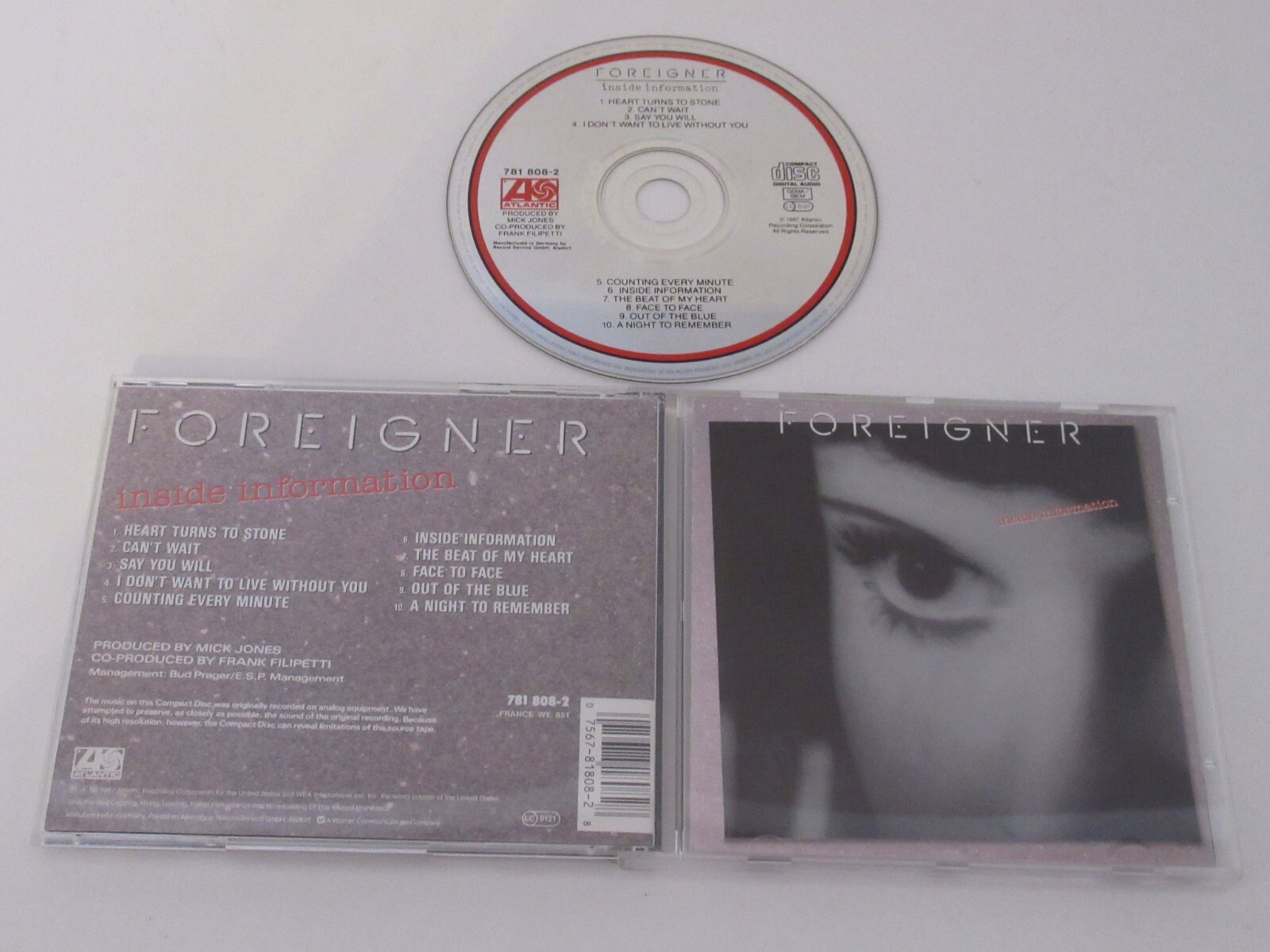 Foreigner – Inside Information/ Atlantic – 781 808-2 / CD ALBUM | eBay.de