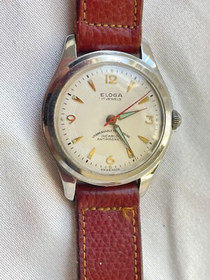 NICE! WORKING VINTAGE ELOGA Incabloc WATCH WORKING | eBay