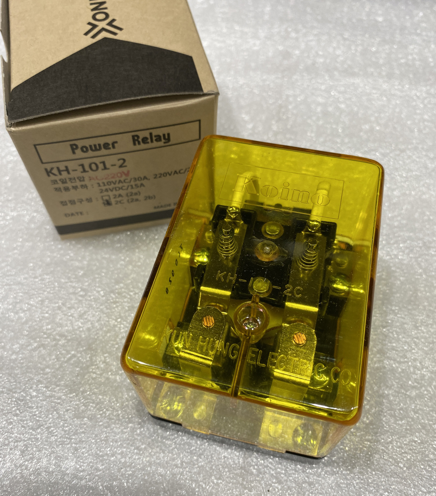 KH-101-2C-220AC POWER RELAY 30A 220V NEW | eBay