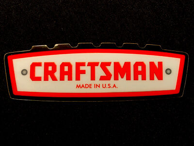 CRAFTSMAN STICKER "MADE IN USA" 4“ X 1 1/4" GLOSSY THICK WATERPROOF ...