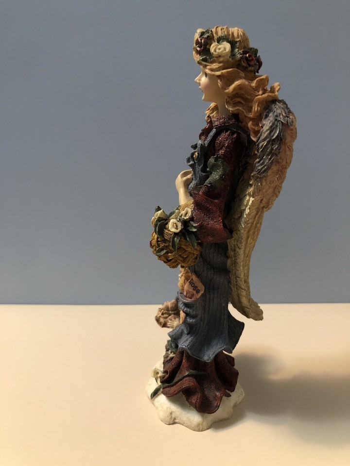 Vintage COSMOS, the GARDENING ANGEL BOYDS BEAR Figurine Folkstone ...