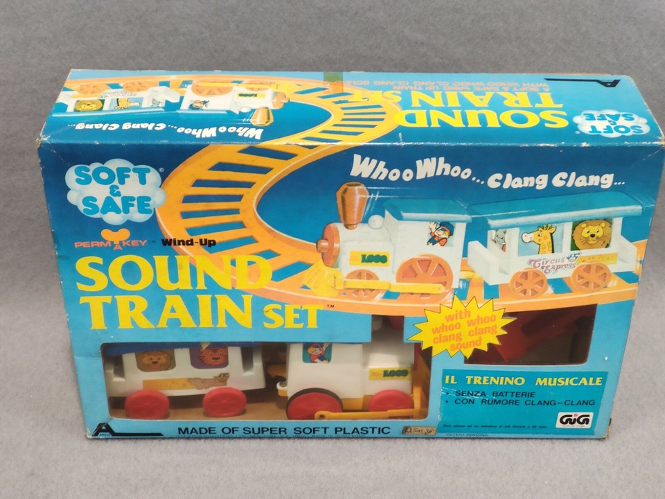 Sound Train Set Battery Operated Gig Vintage Wind Up | eBay